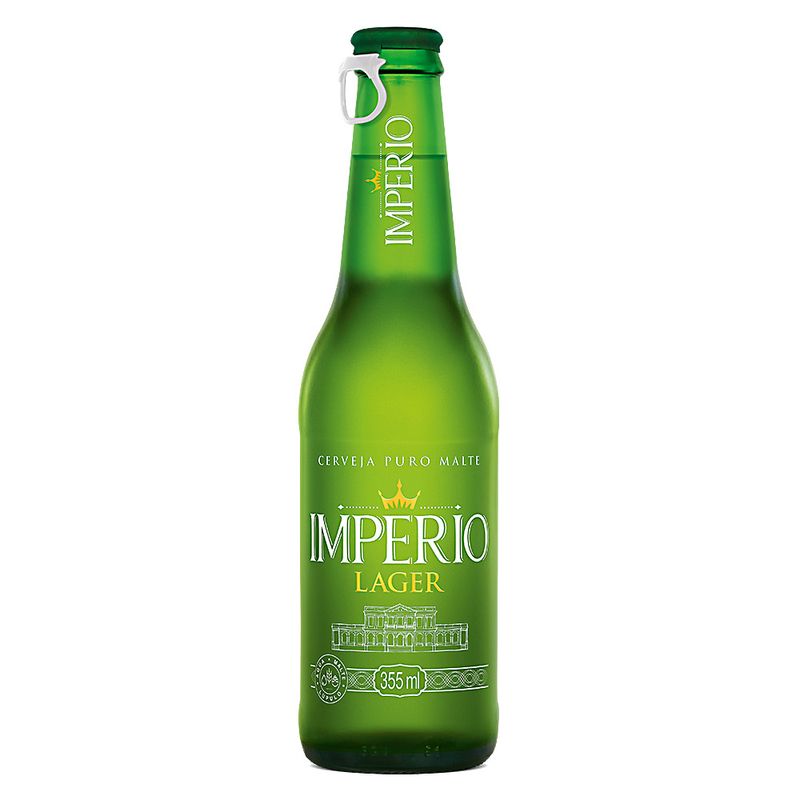 Cerveja Império Lager 355ml Long Neck